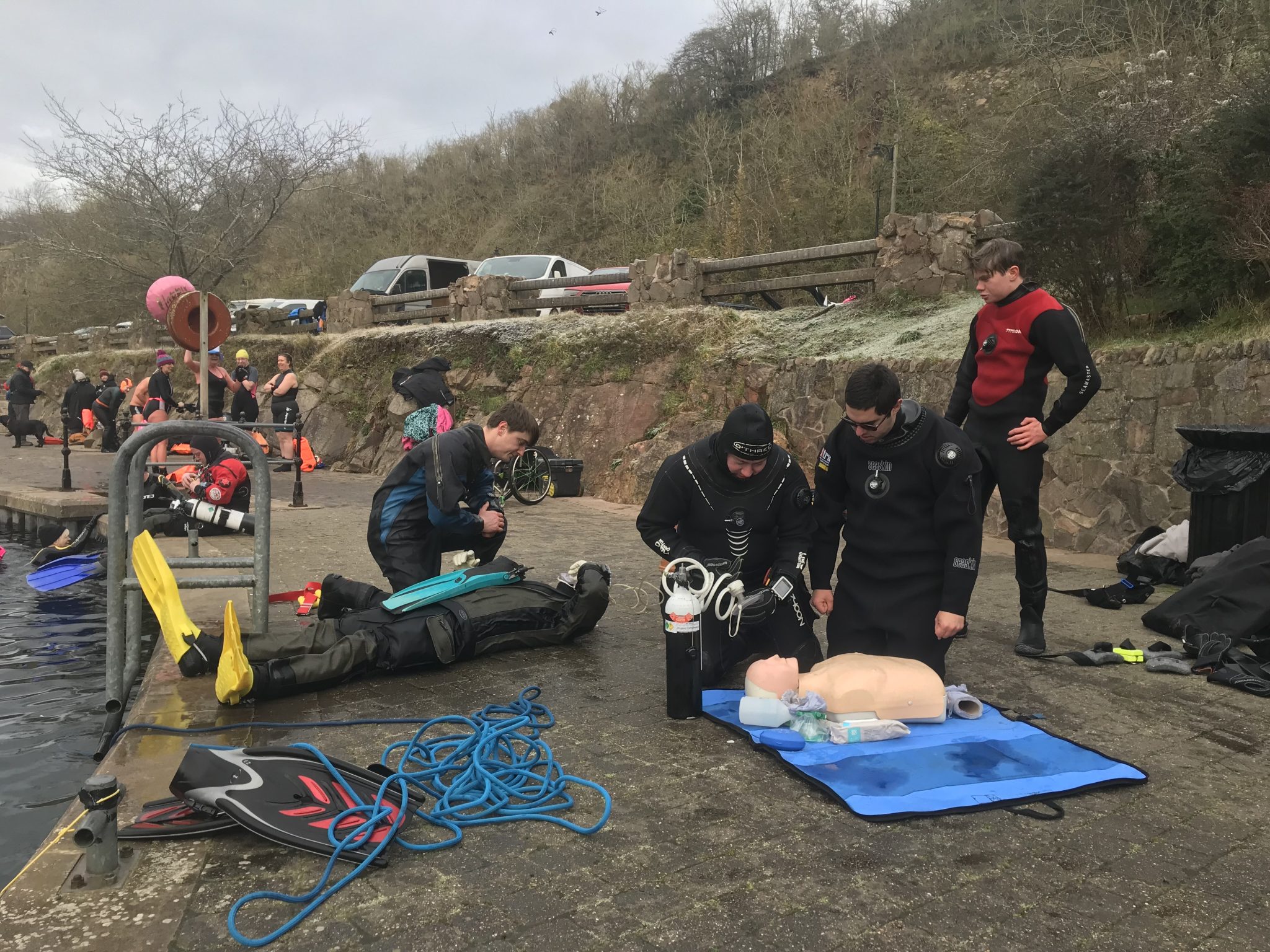CSAC teaches practical rescue management, Jan 2023 – Coventry Sub Aqua Club